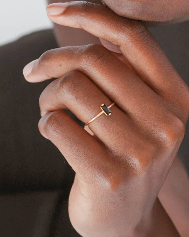 18K Vermeil Baguette Ring